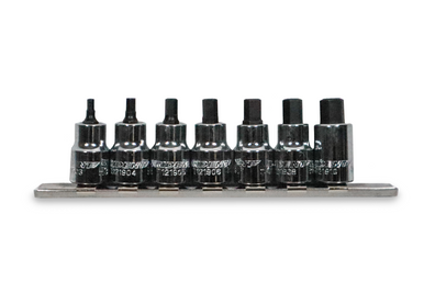 Trident 7pc Short Hex Bit Set 3/8 Drive 3-10mm - Tool Truck UK