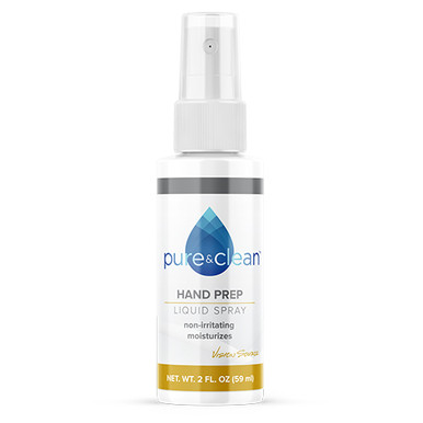 Hand Prep Liquid Spray [Box of (24) 2 oz. spray bottles] - pure&clean ...