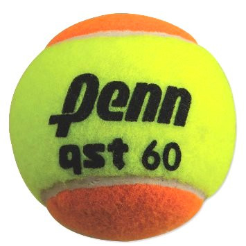 Penn QST 60 Orange / Yellow Low Compression Tennis Ball