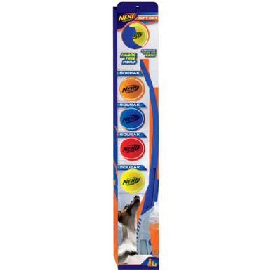 Nerf Air Strike Dog Ball Launcher, Tennis Ball Thrower Set