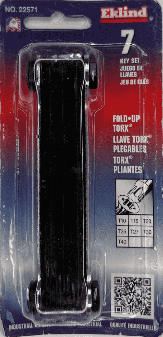 Eklind Foldable Torx Set