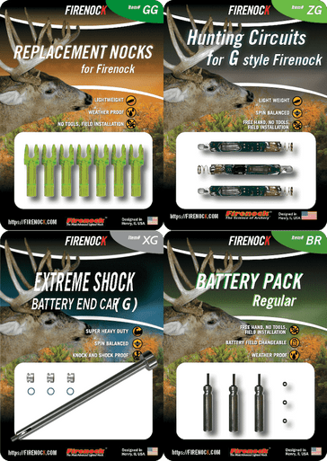 Custom Firenock Lighted Nock System (3) (no F/M)