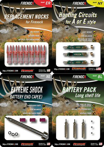 Custom E Style Firenock Lighted Nock System (3)