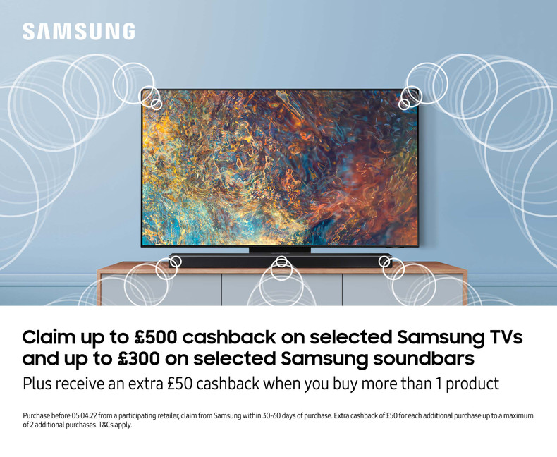 Samsung Cashback - Jennings Sound & Vision
