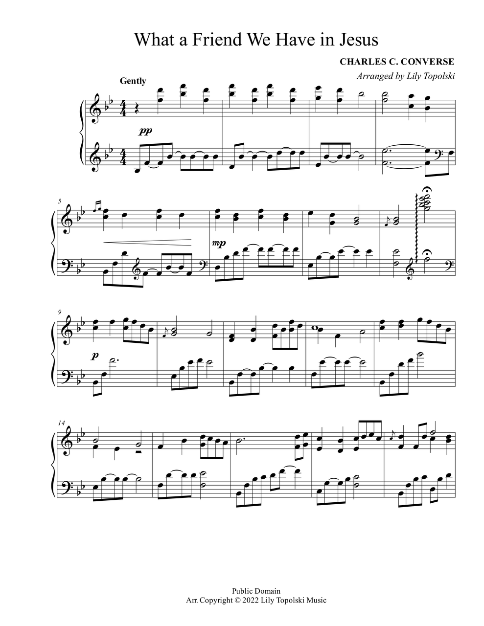 What A Friend We Have In Jesus Digital Sheet Music
