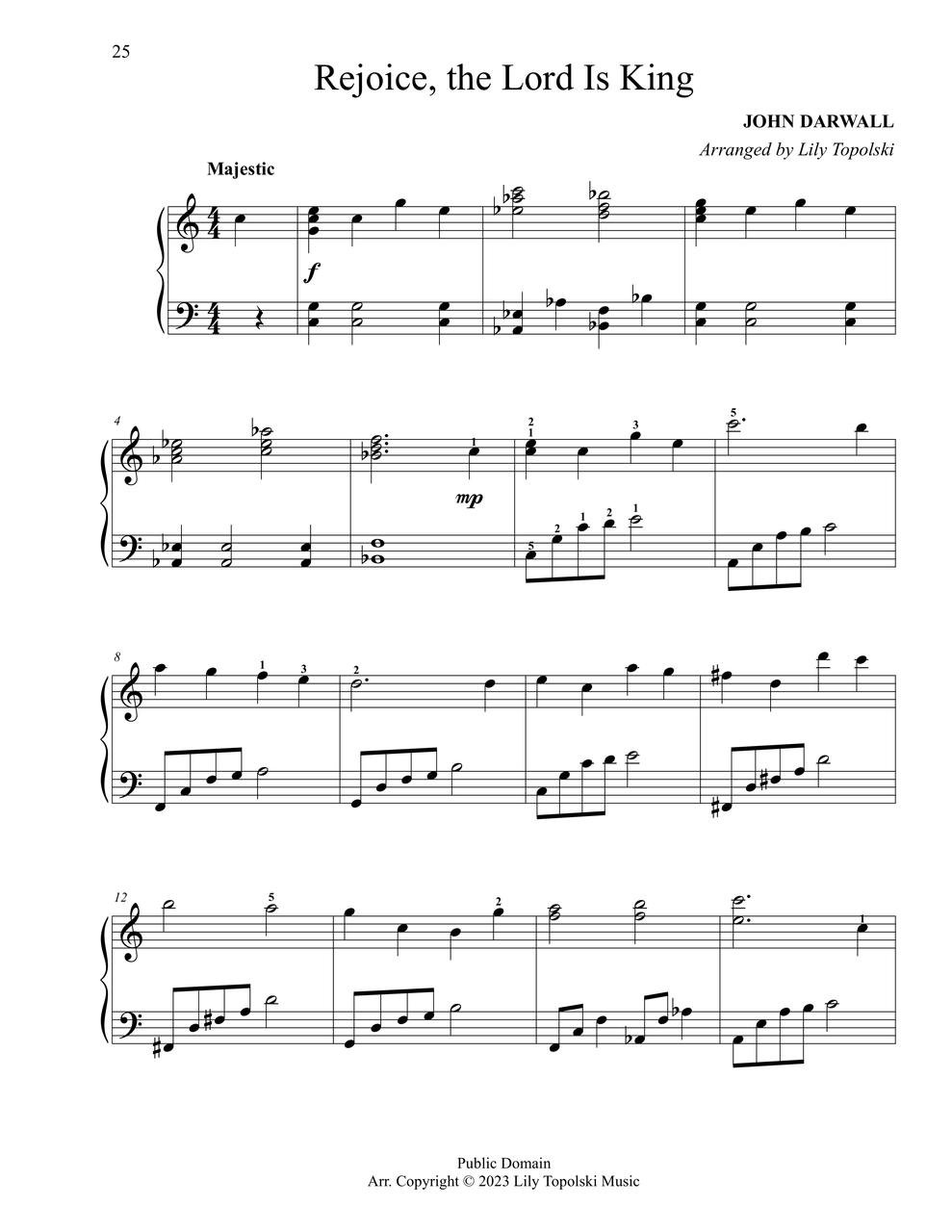 Simply Church Hymns: Volume 2 - Digital Sheet Music Book