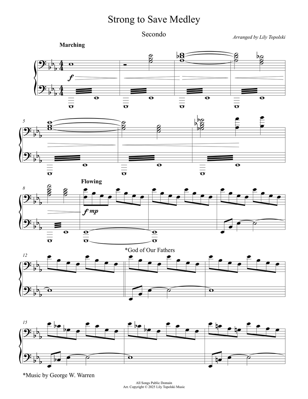 Strong to Save Medley - Duet (Digital Sheet Music)