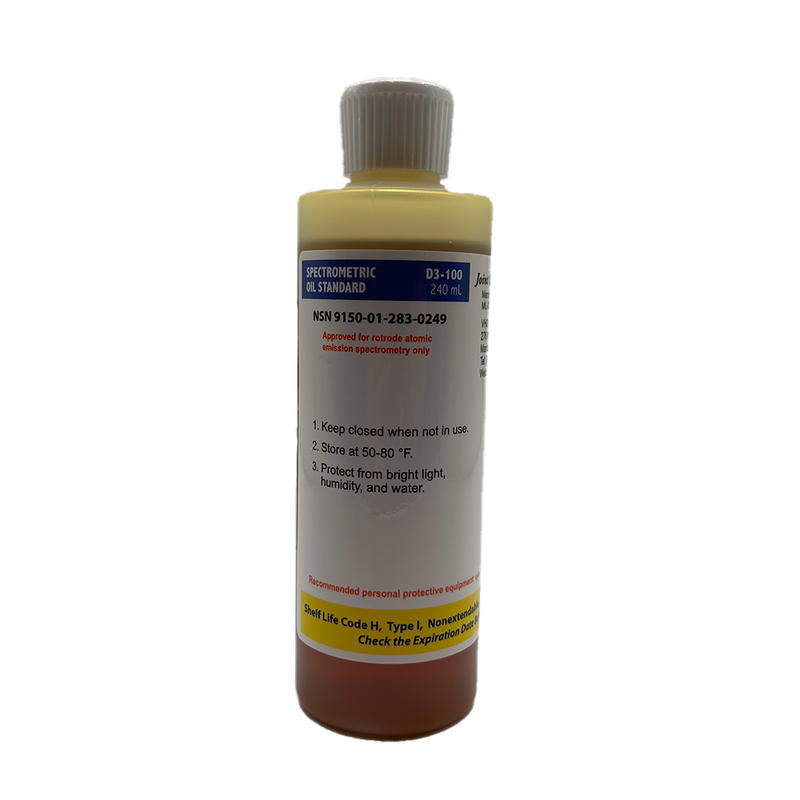 Standard JOAP D3-100 8oz - AMETEK – Spectro Scientific