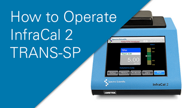 How to Operate InfraCal TRANS-SP Level I
