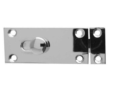 Polished Chrome Bathroom Door Bolt 63x25mm J1414PC