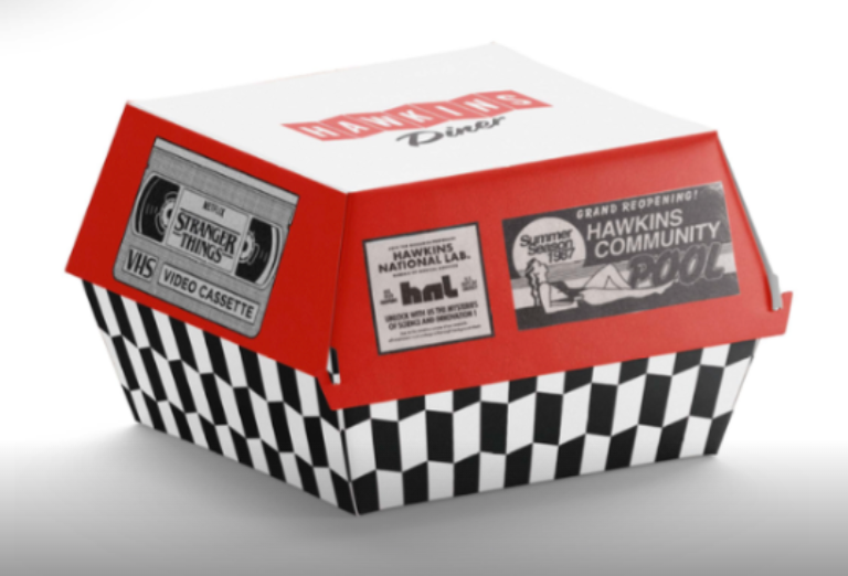 Hawkins Diner ST Burger Box | Qty: 450