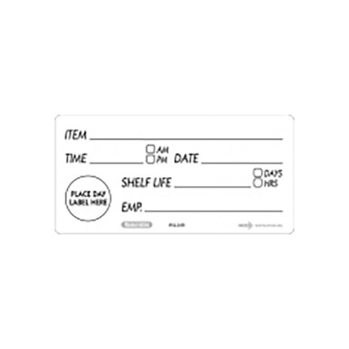 LABEL SHELF LIFE 10CMX5CM (ROLL OF 500) - Sessions Store