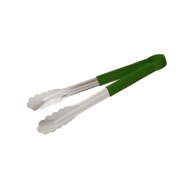 12" COLOUR CODED TONGS GREEN - Sessions Store
