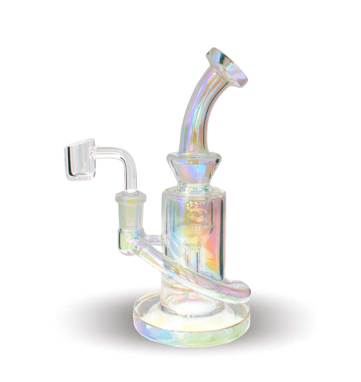 Incycler Dab Rig 75 Iridescent Dab Rig Vapebrat Quartz Banger