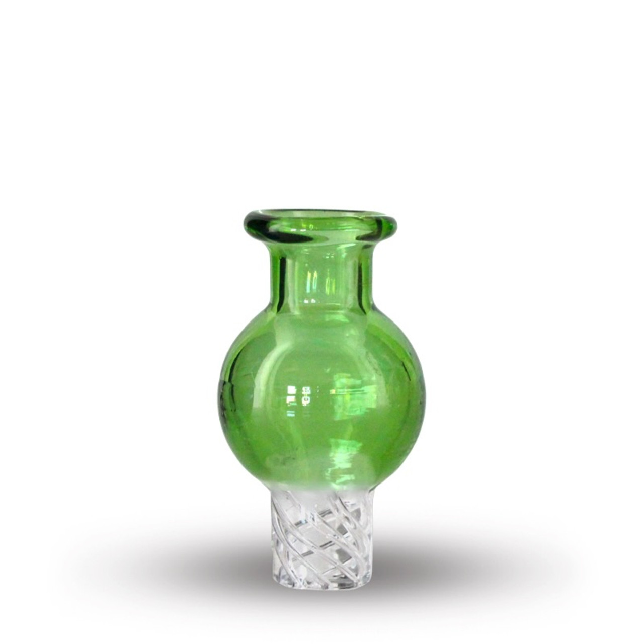 25mm Green Bubble Vortex Spinner Carb Cap Quartz Banger