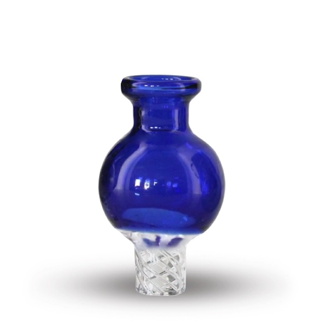 30mm Bubble Spinner Carb Cap Blue Quartz Banger