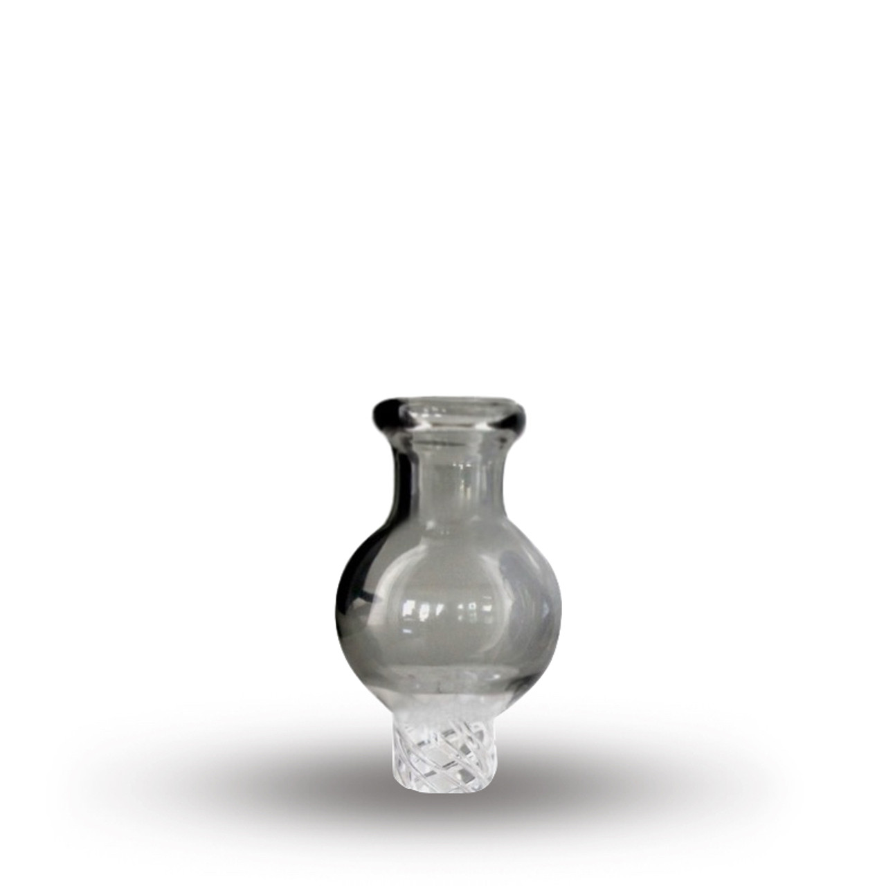 20mm Bubble Vortex Spinner Carb Cap Smoke Quartz Banger