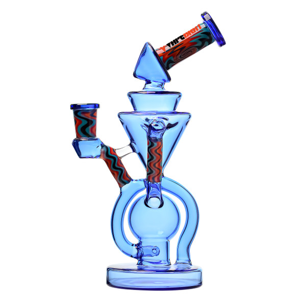 Wig Wag Dab Rig 9 Double Uptake Klein Recycler By Vapebrat Quartz