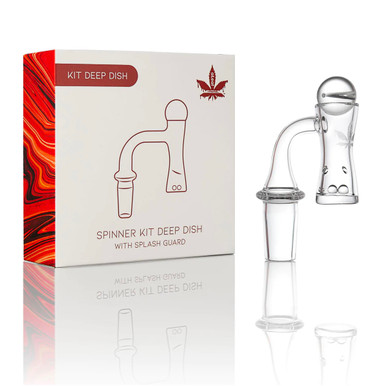 Spinner Kit "Deep Dish": 14mm 90 Degree Male Vortex Finger Banger Kit