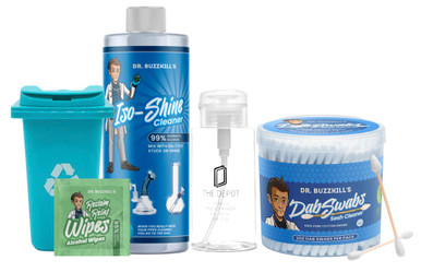Enail Dab Cleaning Kit - Intro: ISO Basin, 200 Cotton Swabs, Iso-shine ...