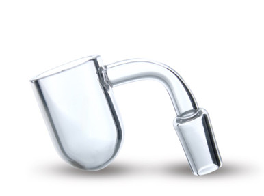 14mm 90 Degree Male Round Bottom Banger 25mm Banger - Quartz Banger
