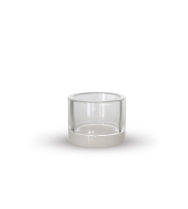 Opaque Bottom Quartz Bucket Insert: 24mm Diameter For 30mm Bangers ...