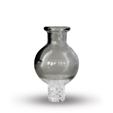 30mm Bubble Spinner Carb Cap: Smoke - Quartz Banger