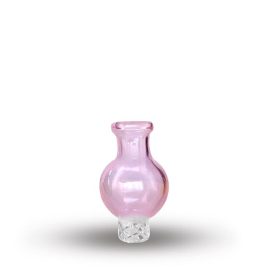 20mm Bubble Vortex Spinner Carb Cap: Pink - Quartz Banger