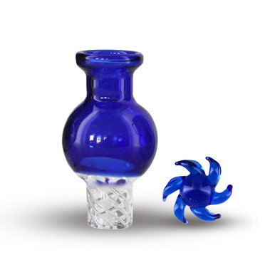 25mm Blue Spinner Carb Cap Kit: Bubble Spinner Carb Cap with Blue Terp ...