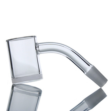 10mm Male 45 Degree Opaque Bottom Quartz Bucket Banger Regular Weld ...