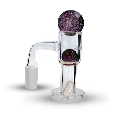 Full Weld Opaque Bottom Dish Terp Slurper Banger Kit with Marble Pill ...