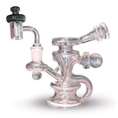 Mini Recycler Dab Rig: 5" Triple Uptake Klein Recycler - VapeBrat ...