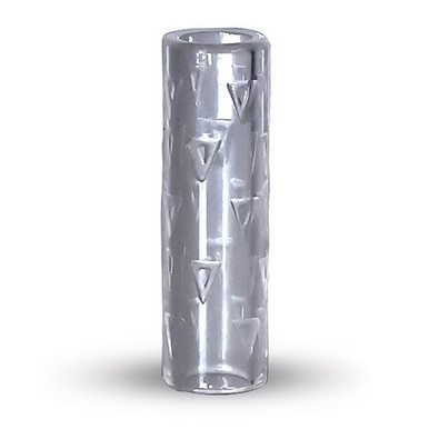 Hollow Etched Quartz Terp Pillar: 6mm Diameter 20mm Height - Quartz Banger