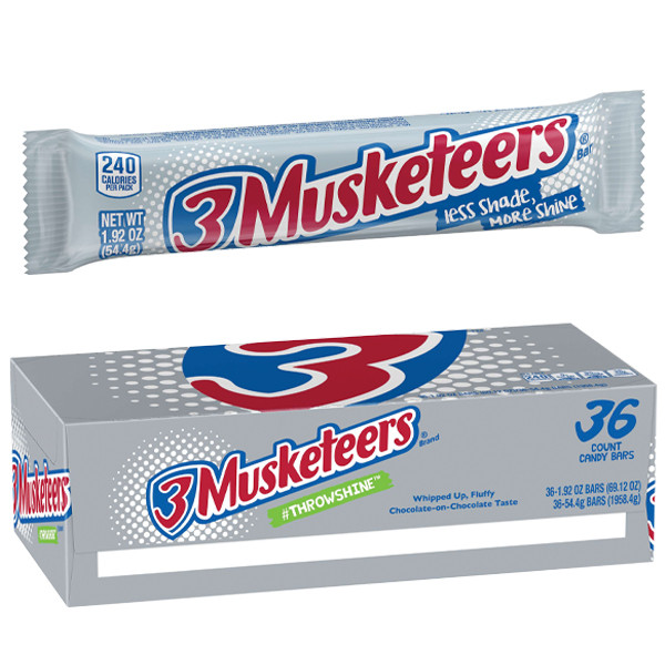 3 Musketeers Candy Bar | Cloverkey Hospital Gift Shops