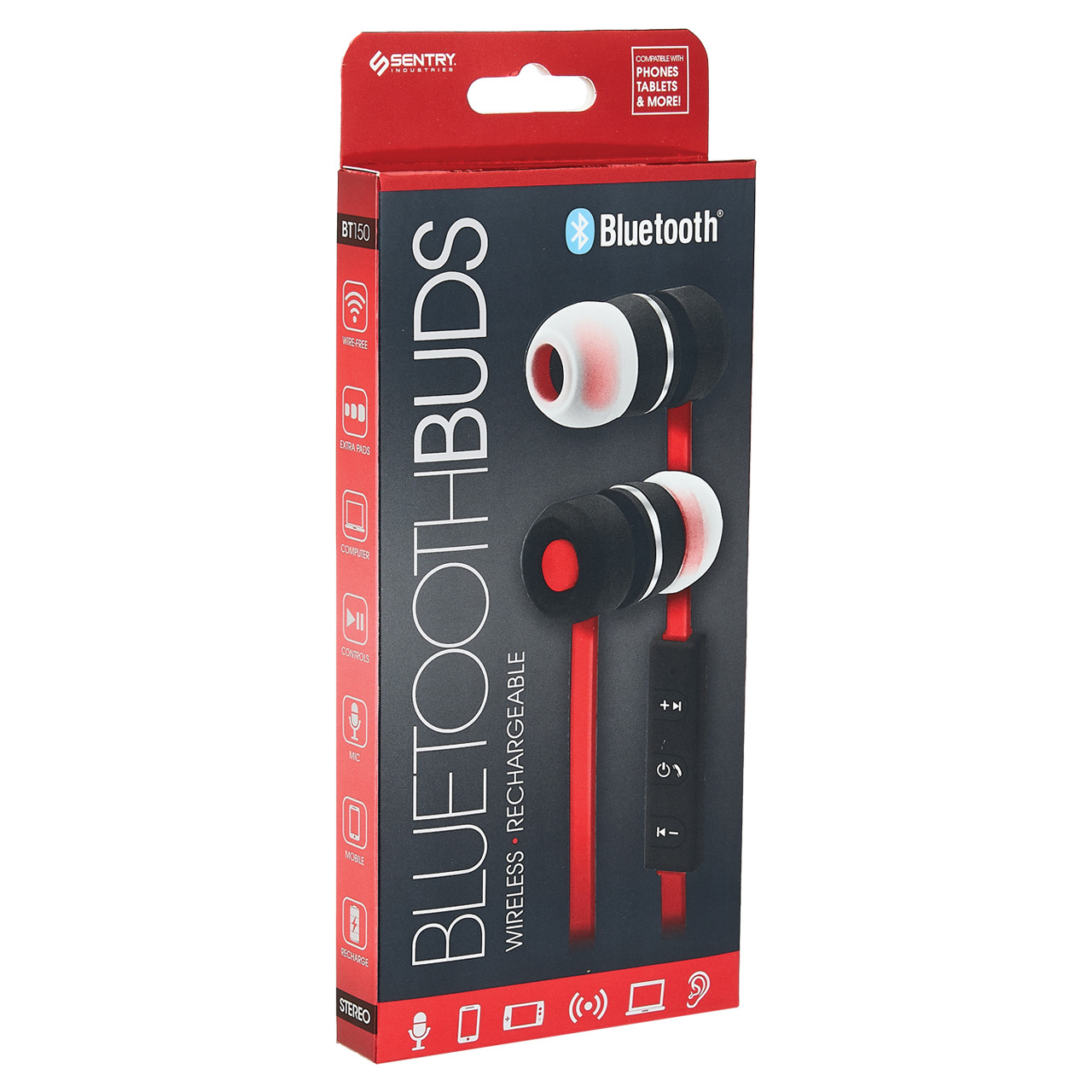 Sentry Bluetooth Buds Wireless Earbuds | Cloverkey Hospital Gift Shops