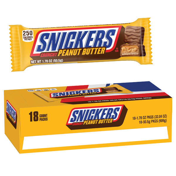 Snickers Crunchy Peanut Butter Candy Bar | Cloverkey Hospital Gift Shops