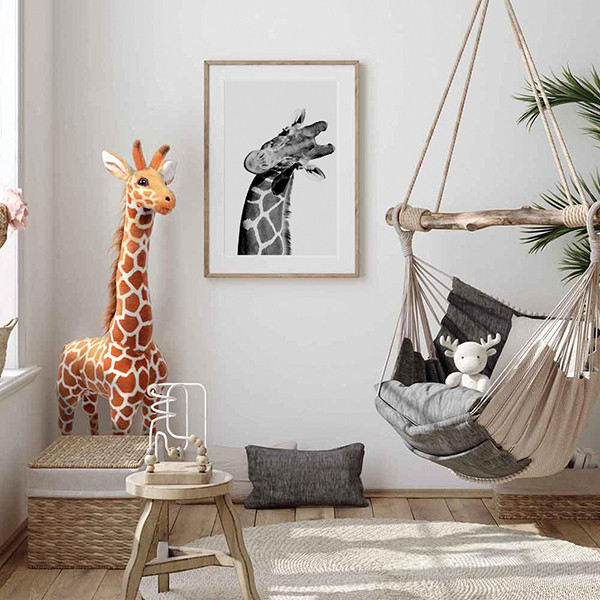 Jumbo 50-Inch Plush Giraffe | Cloverkey Hospital Gift Shops