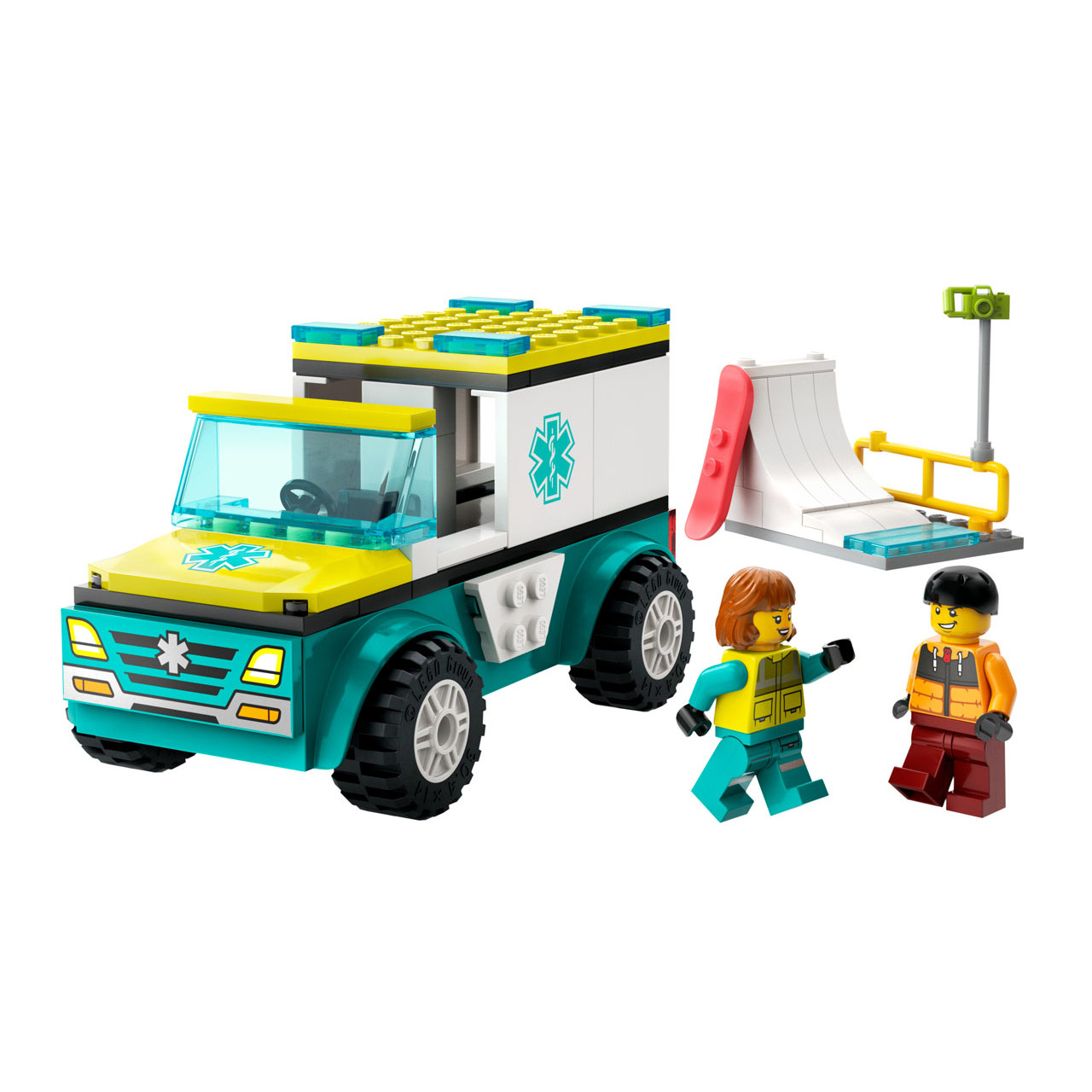 LEGO City Emergency Ambulance Toy Set | Cloverkey Hospital Gift Shops