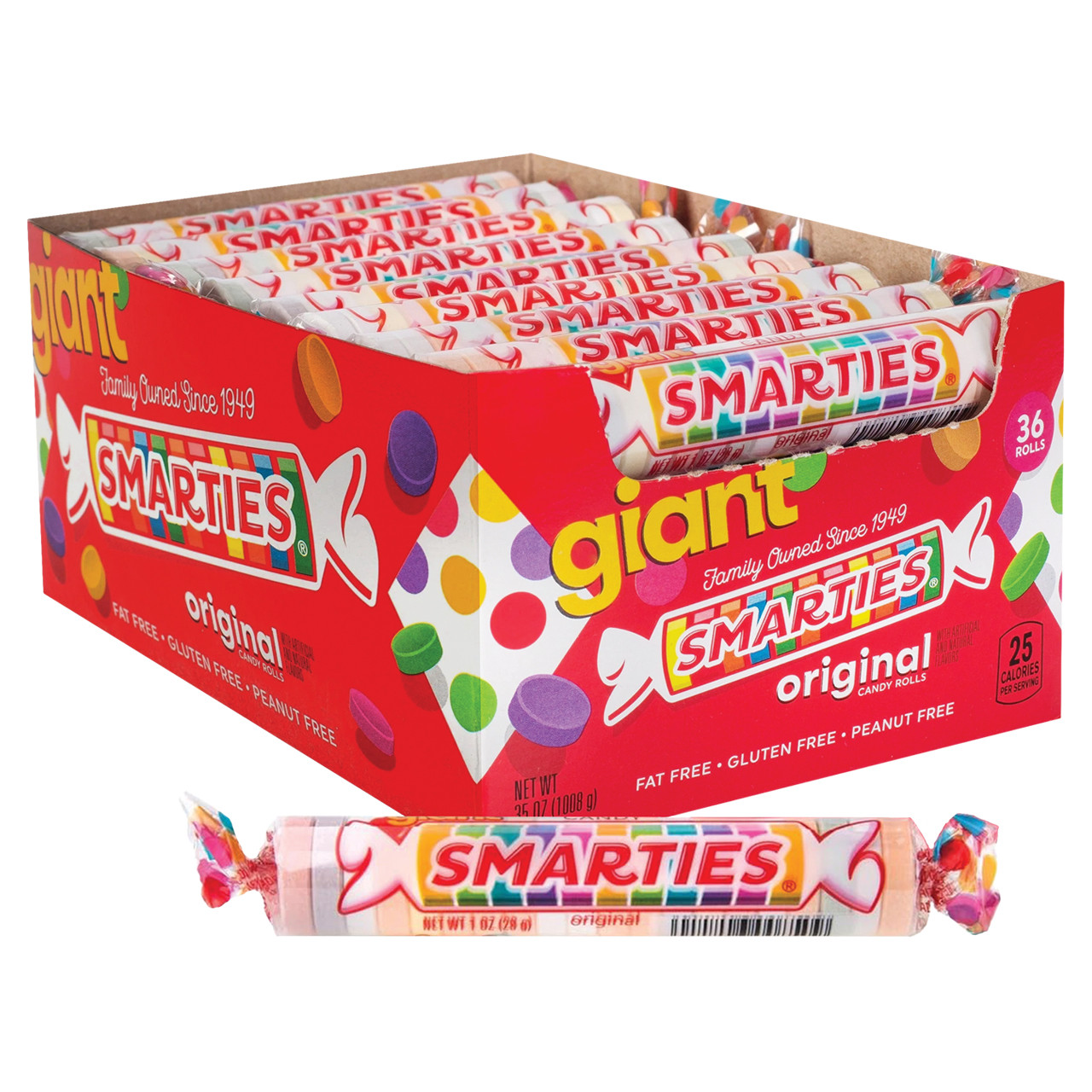 Smarties Giant Candy Roll | Cloverkey Hospital Gift Shops