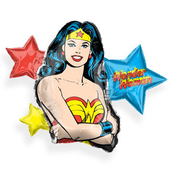 Jumbo Wonder Woman Mylar Balloon | Cloverkey Hospital Gift Shops