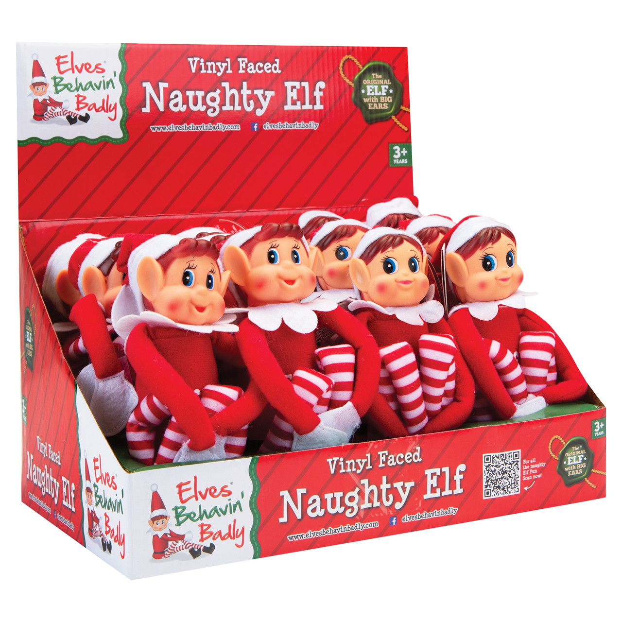 Red Elfie/Elvie Vinyl Face Elf Dolls | Cloverkey Hospital Gift Shops