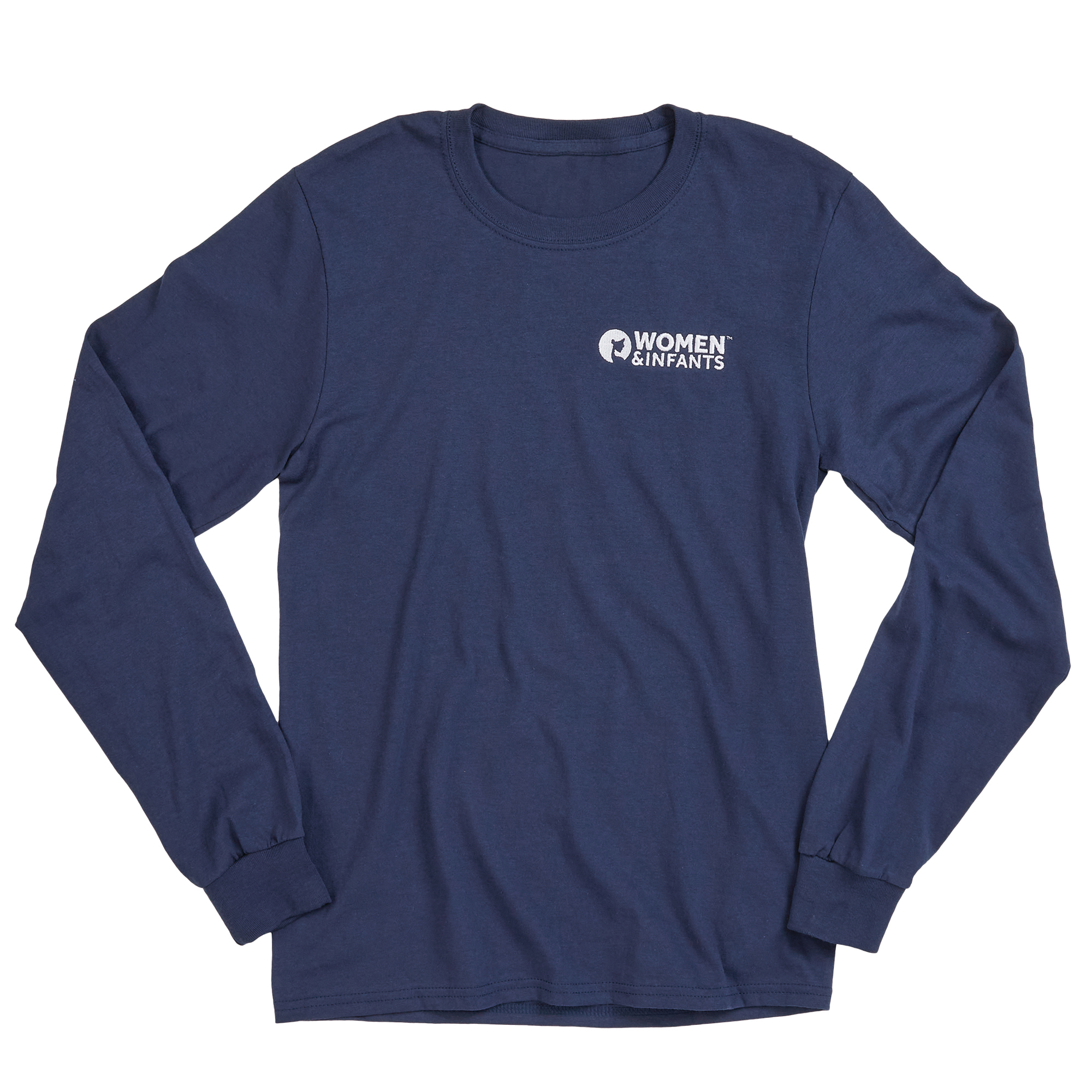 Women and Infants Hospital Logoed Long-Sleeved Shirt - Navy - S ...