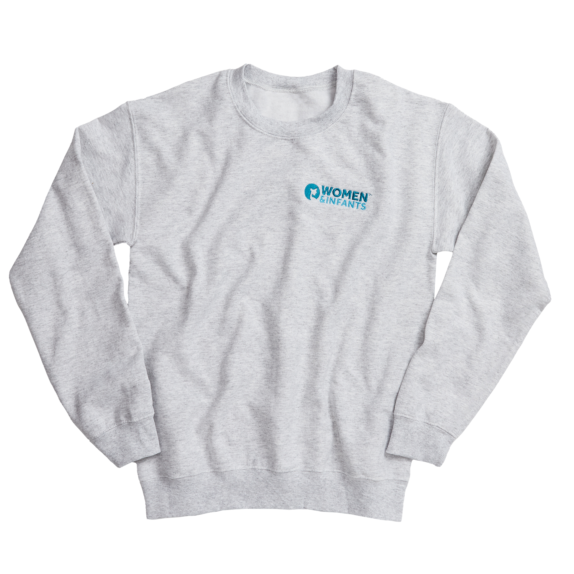 Women and Infants Hospital Logoed Crew Sweatshirt - Ash Gray - XL ...