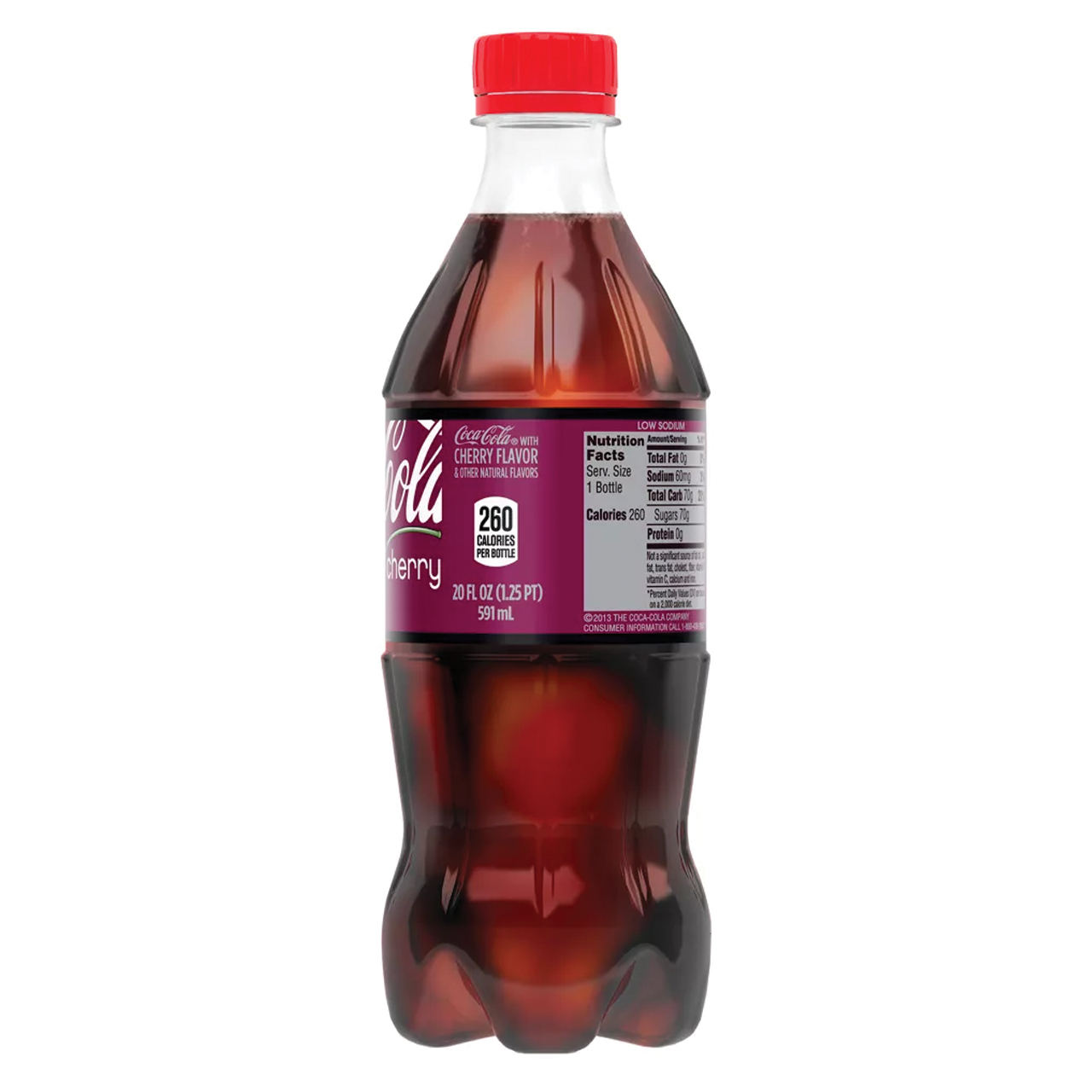 Coca-Cola Cherry - 20oz Bottle | Cloverkey Hospital Gift Shops