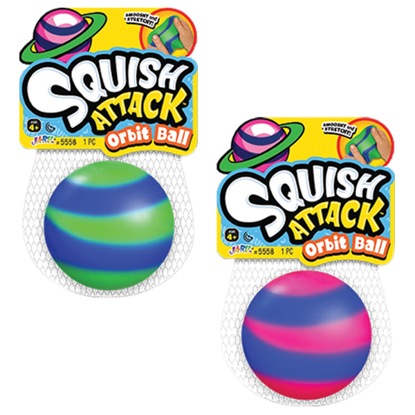 Squish Attack Squishy Orbit Balls | Cloverkey Hospital Gift Shops