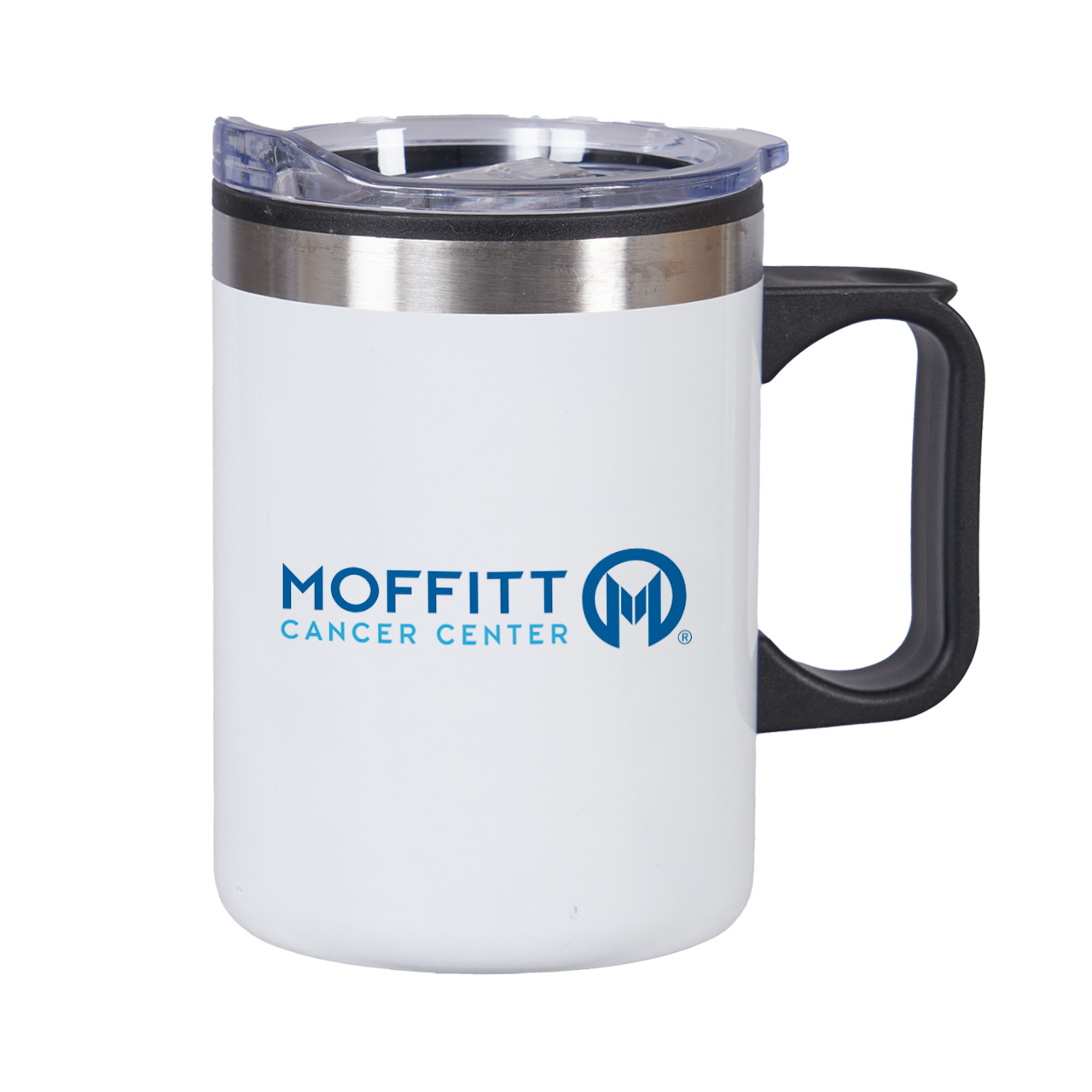 Moffitt Cancer Center Logoed Travel Coffee Mug with Lid | Cloverkey ...