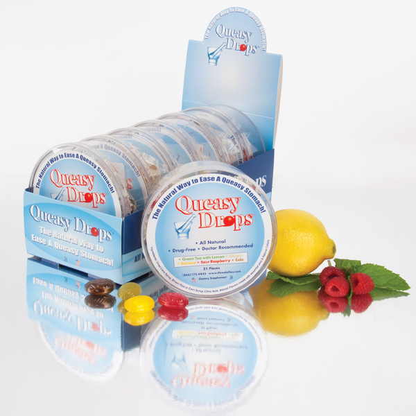 Quesy Drops Natural Nausea Relief | Cloverkey Hospital Gift Shops