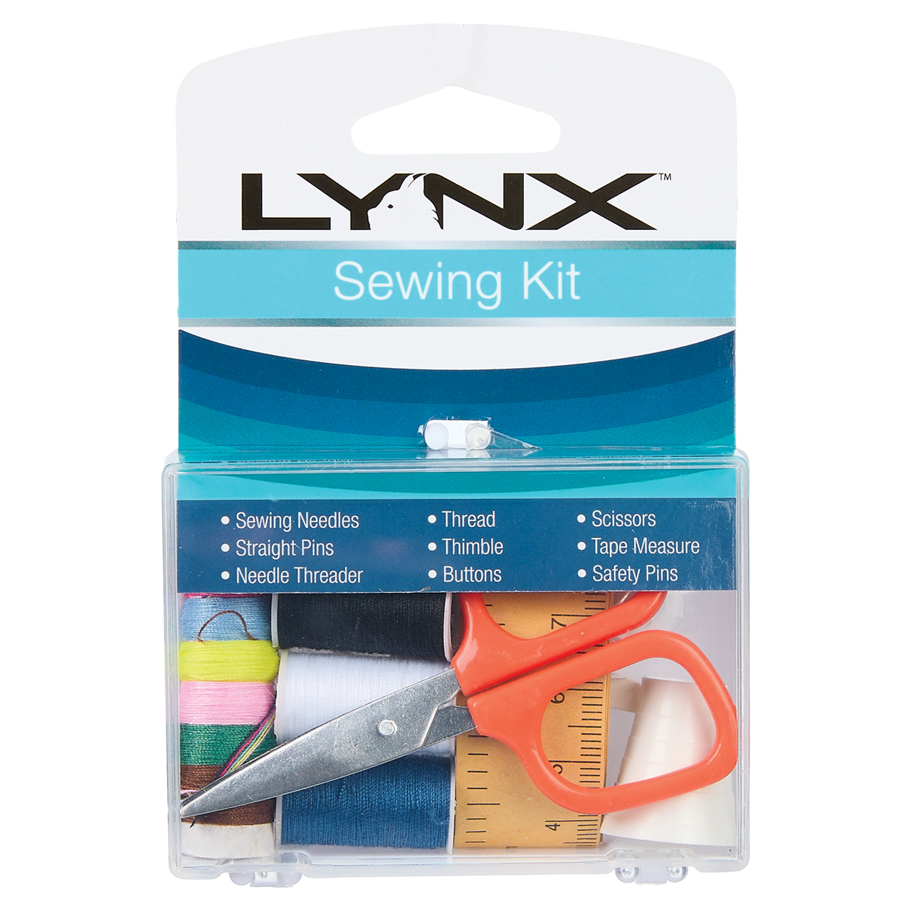 Lynx Sewing Kit with Mini Scissors | Cloverkey Hospital Gift Shops