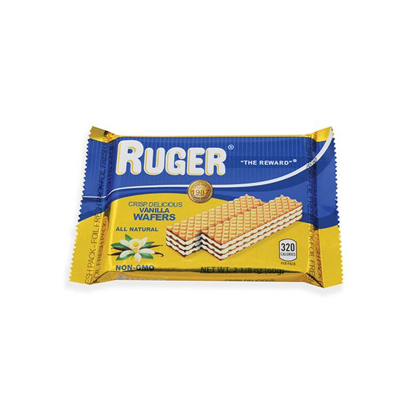 Ruger Wafer Cookies - Vanilla | Cloverkey Hospital Gift Shops
