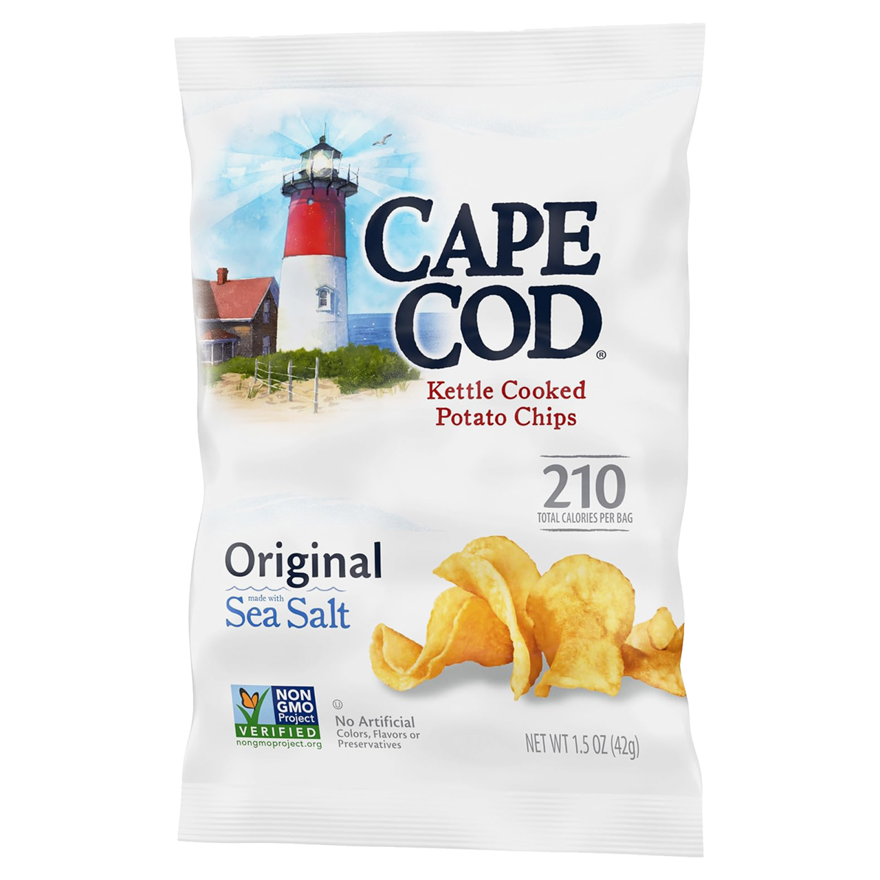 Cape Cod Kettle Cooked Original Potato Chips - 1.5oz Bag | Cloverkey ...
